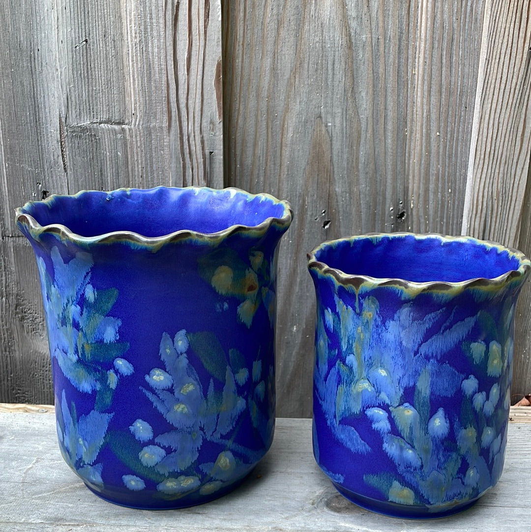 Utensils holder Fluted rim – Butterfield Pottery