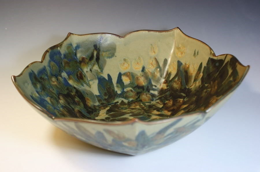Bowl 6 point serving – Butterfield Pottery