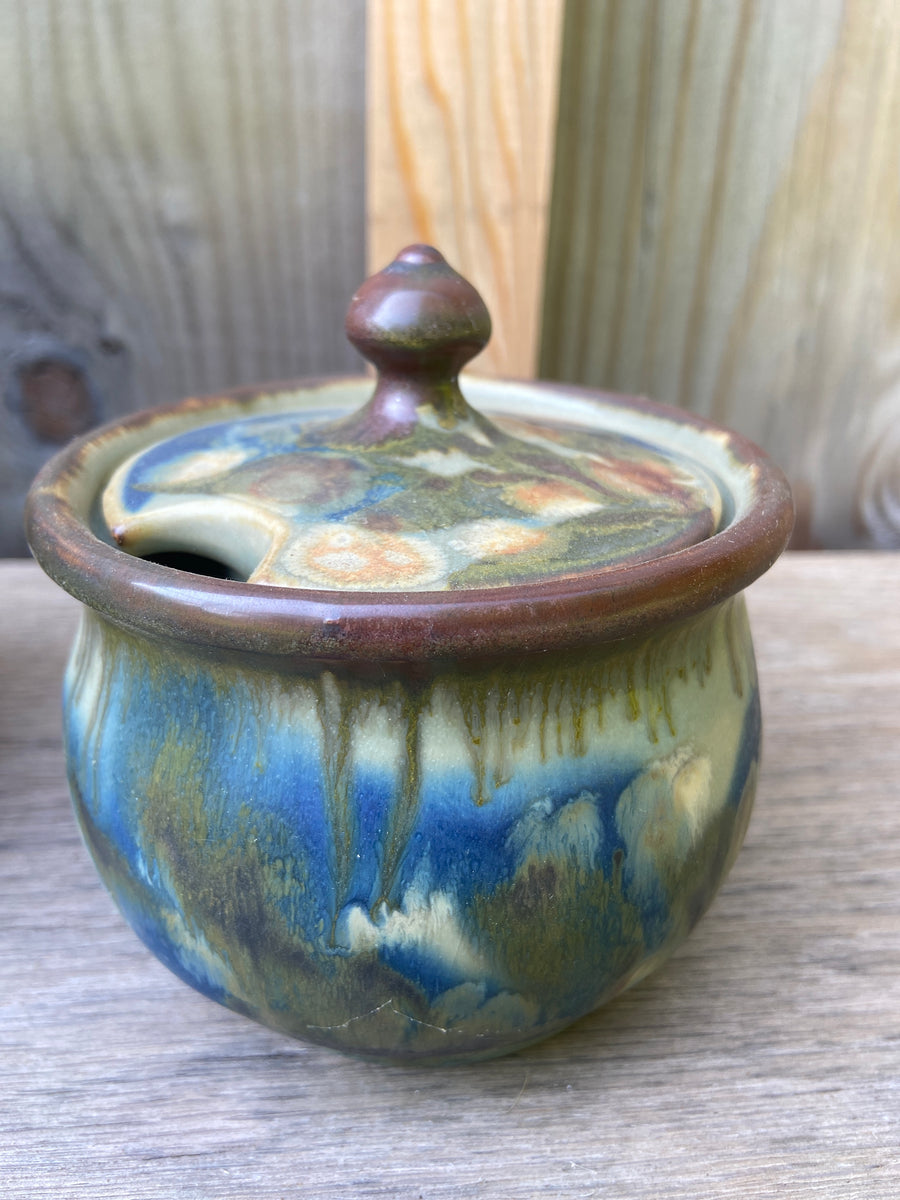 sugar/honey bowl – Butterfield Pottery